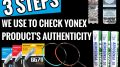 How To Check Yonex Unique Check Digit On Your Yonex Products ...